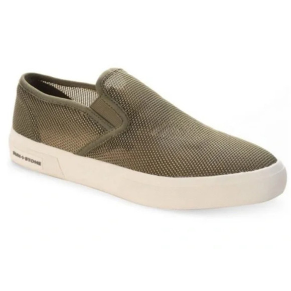 Sun + Stone | Shoes | Sun Stone Slip On Casual Shoe Green Mesh Goring ...